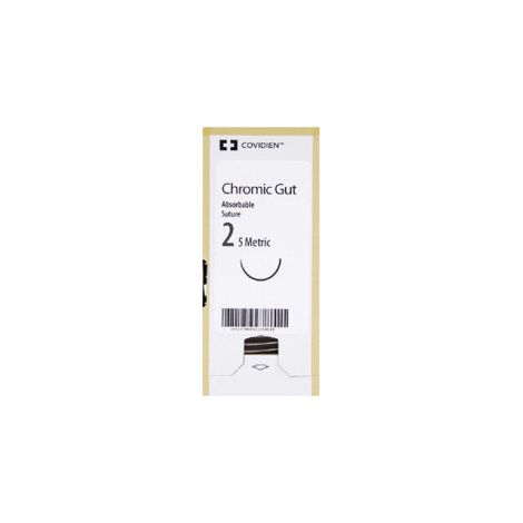 Medtronic Taper Point Chromic Gut Suture with GS-25 Needle