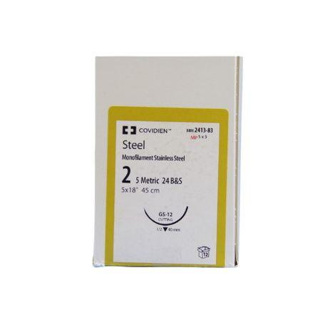 Medtronic Stainless Steel Suture with GS-12 Needle