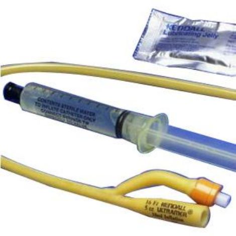 Kendall Ultramer 2-Way Foley Catheter Kit with Hydrogel Coated Latex ...