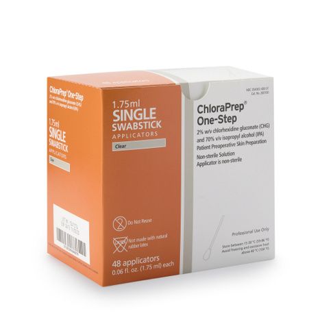 BD ChloraPrep Swab Stick Applicators