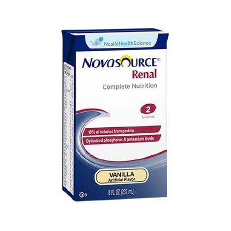 Nestle Nutrition Novasource Renal Ready to Hang Tube Feeding Formula