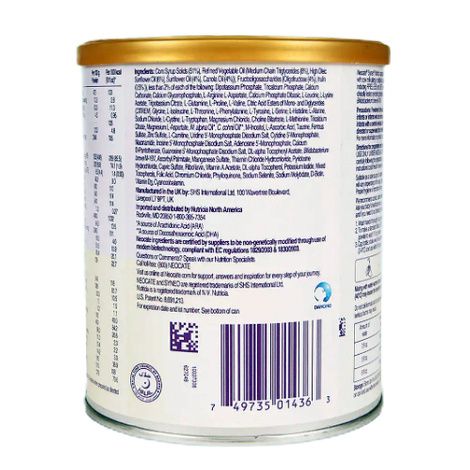 Buy Neocate Syneo Infant Formula | Amino Acid-Based Formula