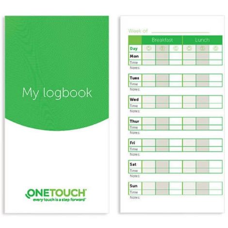 Lifescan Inc OneTouch Diabetes Logbook