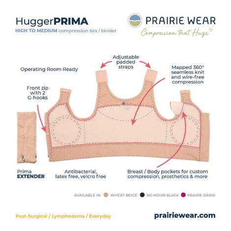 Buy Prairie Compression Bra | compression Surgical Bra