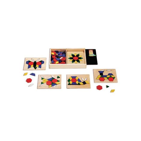 Pattern Blocks & Boards by Sammons Preston | Educational Toys