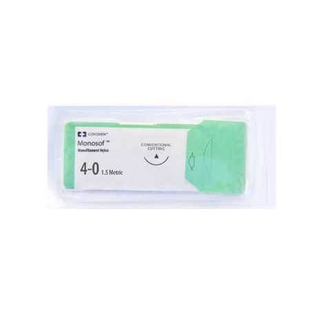 Medtronic Monosof Dermalon Conventional Cutting Sutures PC-11 Needle