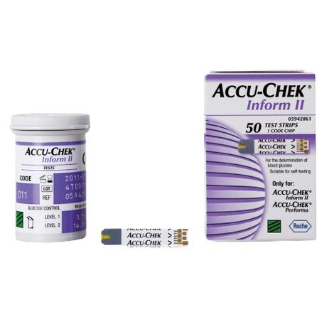 Roche Accu-Chek Inform II Blood Glucose Test Strips